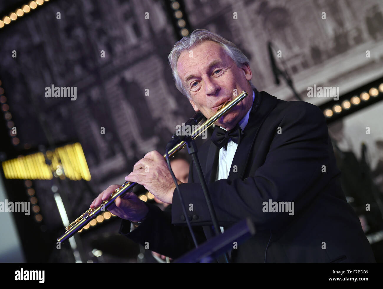Berlin, Germany. 27th Nov, 2015. Swiss musician Pepe Lienhard ...