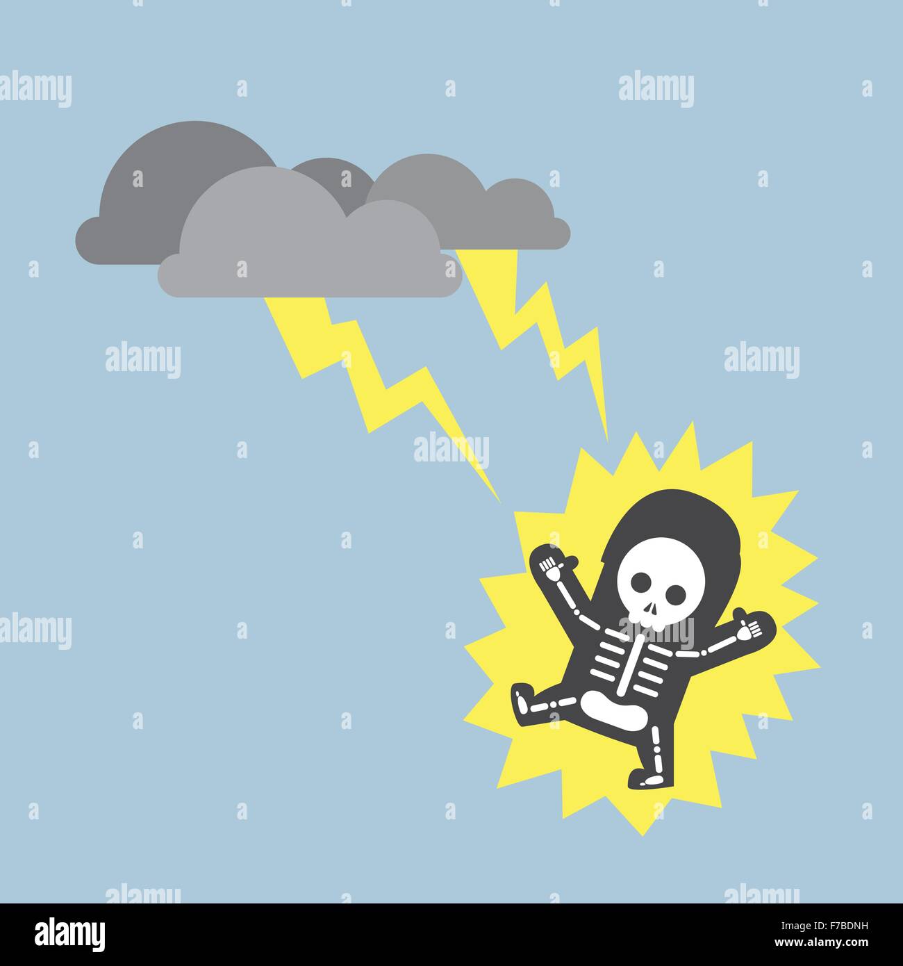 Lightning Strike Stock Vector Images - Alamy