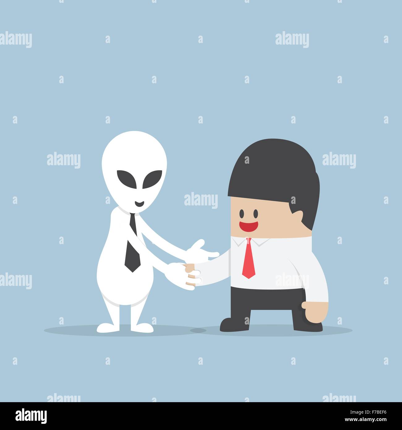 Man shaking hands partner Stock Vector Images - Alamy