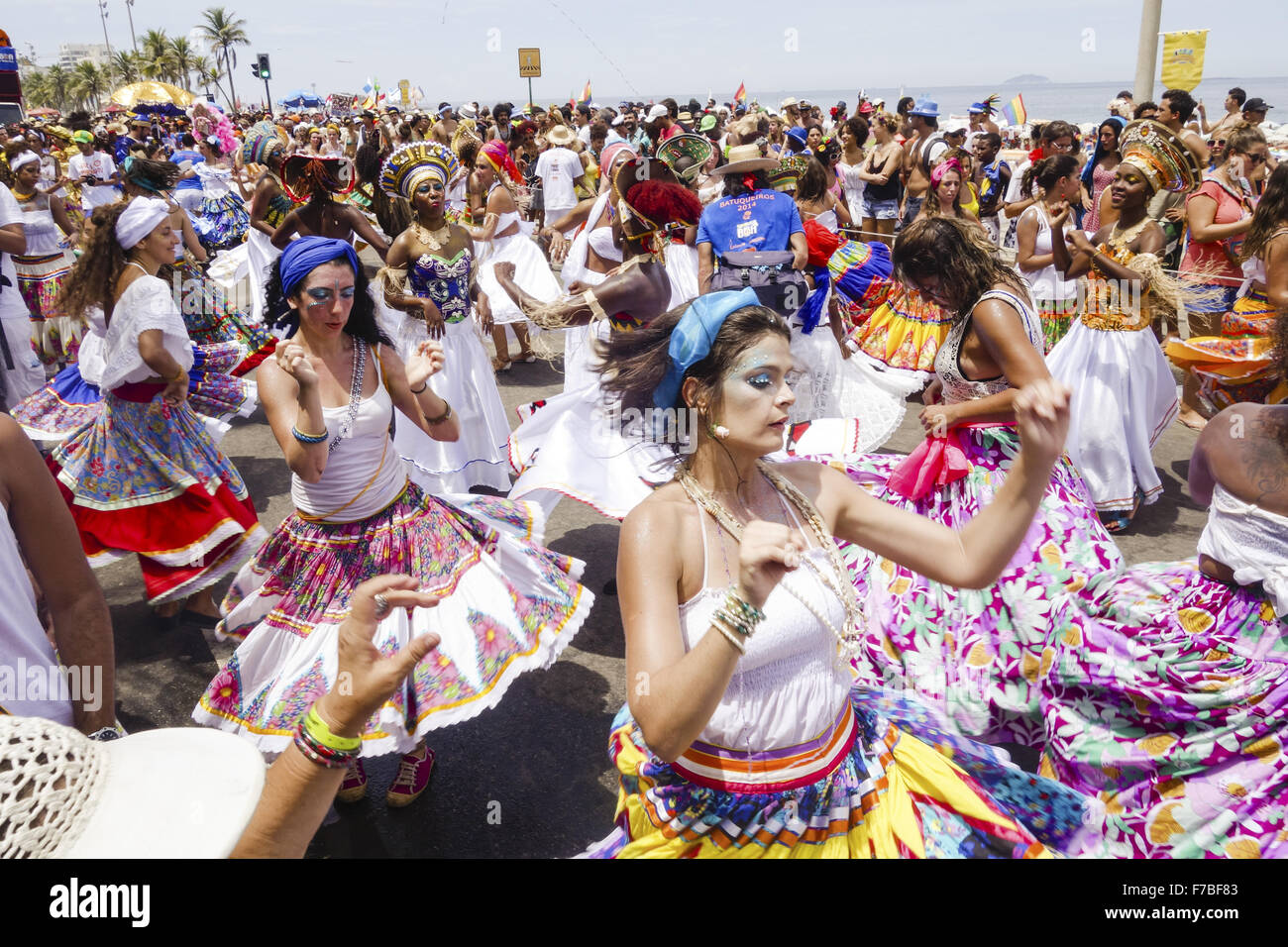 Rio de Janeiro, Ipanema Beach, Street carnival, Brazil Stock Photo - Alamy