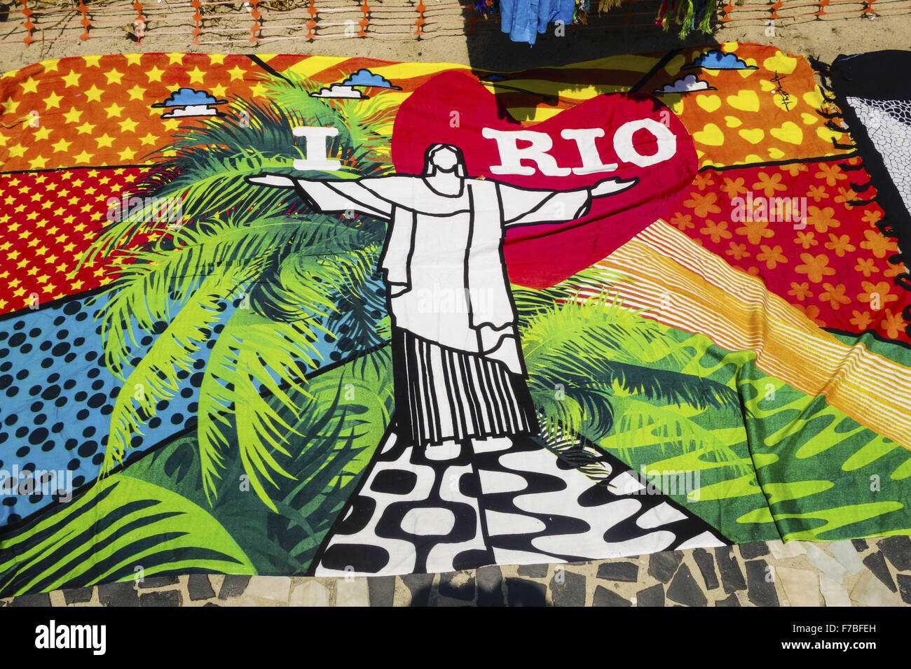 Rio de Janeiro, Ipanema Beach, I love Rio, Brazil Stock Photo - Alamy