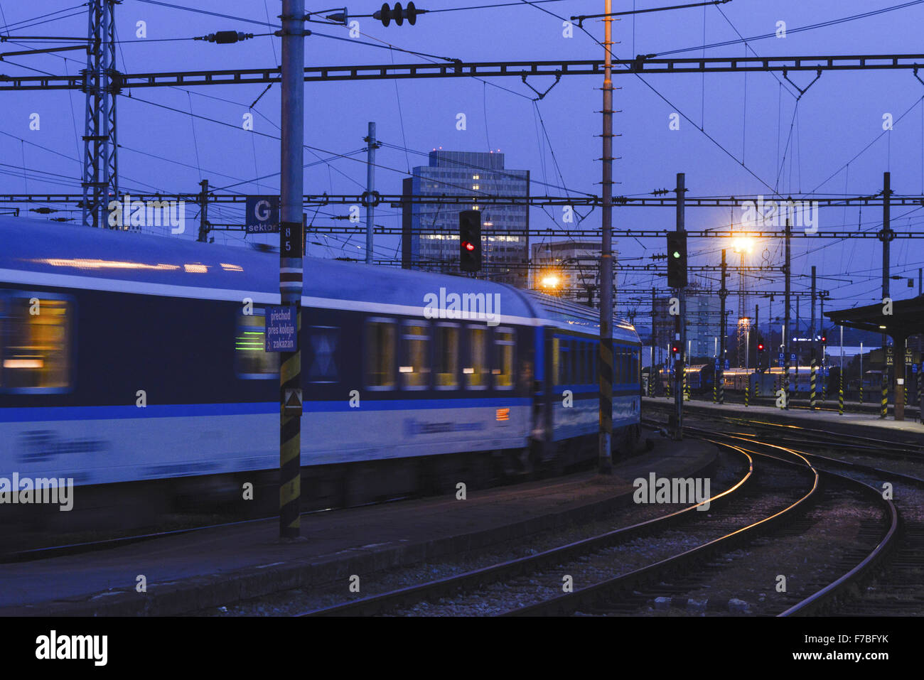 Brno, railway station, Czech Republic, Southern Morava Stock Photo - Alamy