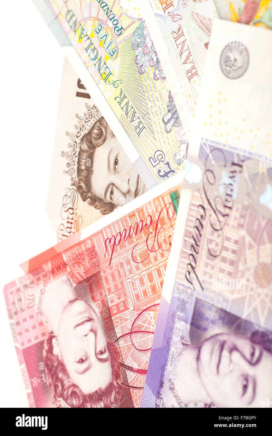 money british pounds sterling gbp isolated Stock Photo - Alamy
