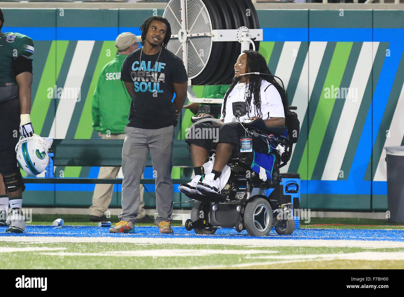 New Orleans, LA, USA. 27th Nov, 2015. Former Tulane football player ...