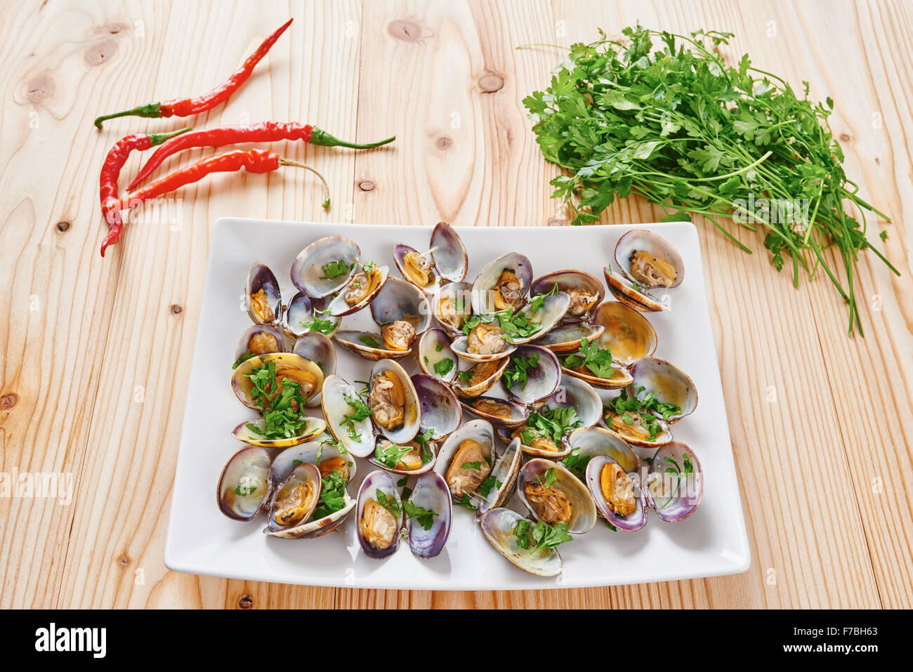 Steamed shell hi-res stock photography and images - Alamy