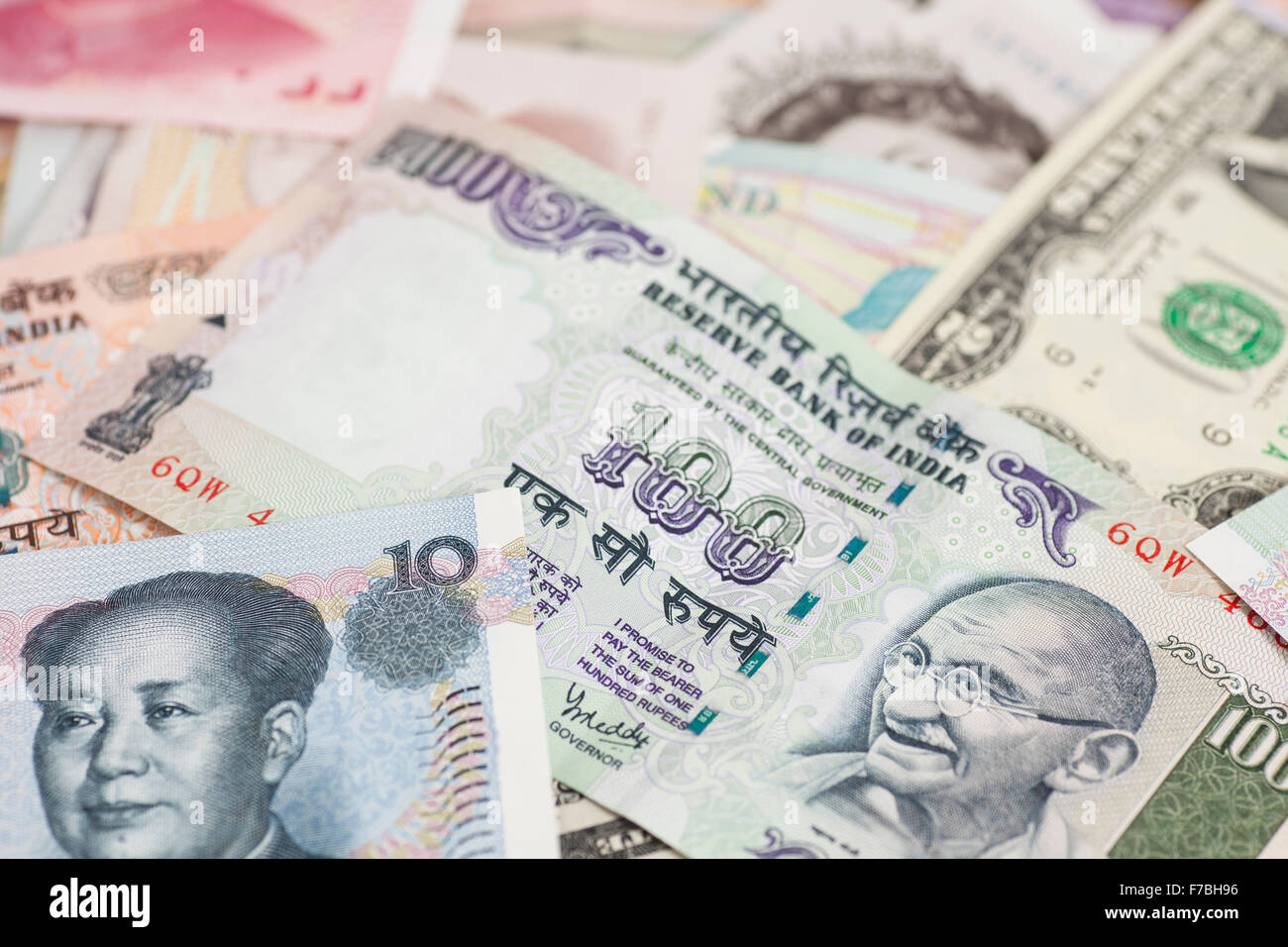 International currencies banknotes Stock Photo - Alamy