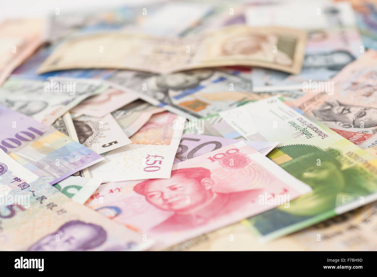 International currencies banknotes close up Stock Photo - Alamy