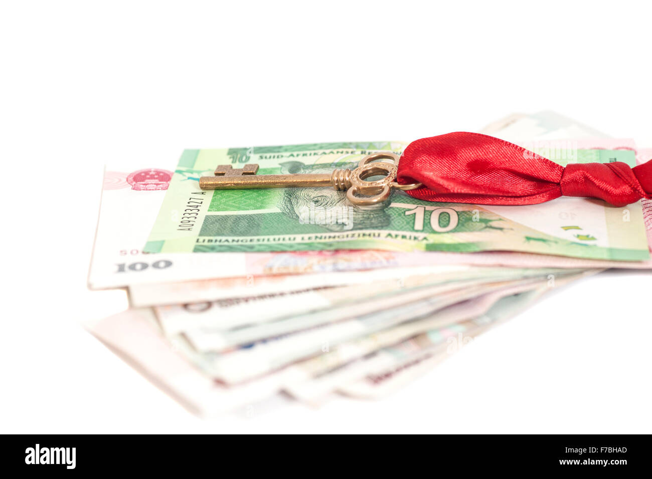 Key to success On International Money isolated Stock Photo - Alamy