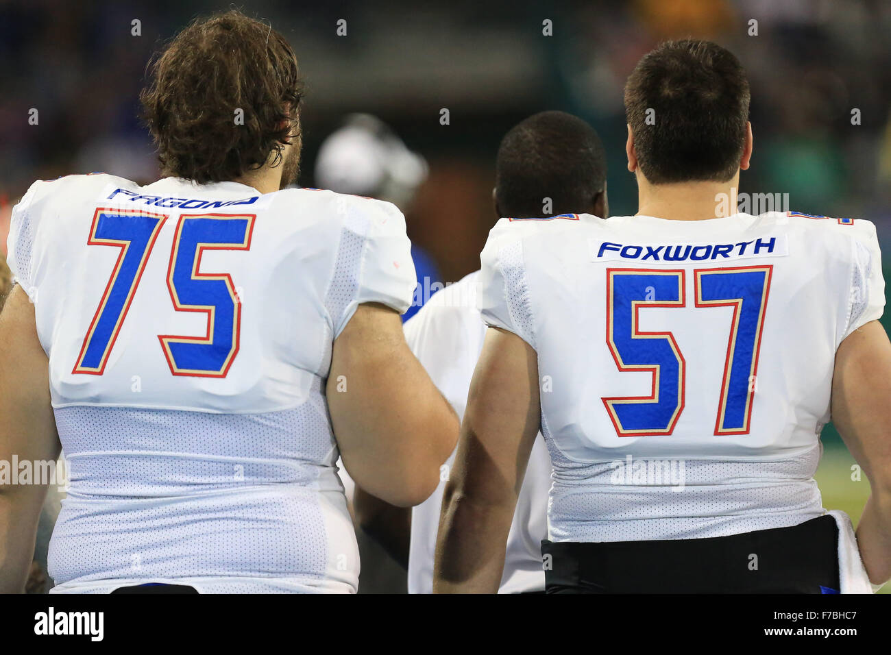 New Orleans, LA, USA. 27th Nov, 2015. Tulsa Golden Hurricane offensive ...