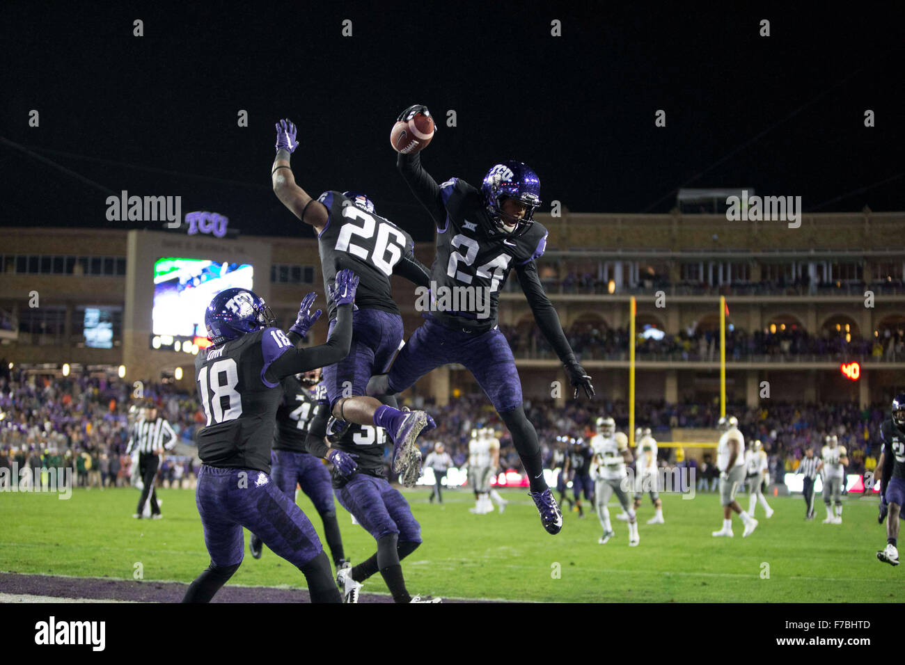 Fort Worth, Texas, USA. 27th Nov, 2015. cornerback Julius Lewis (24) of ...