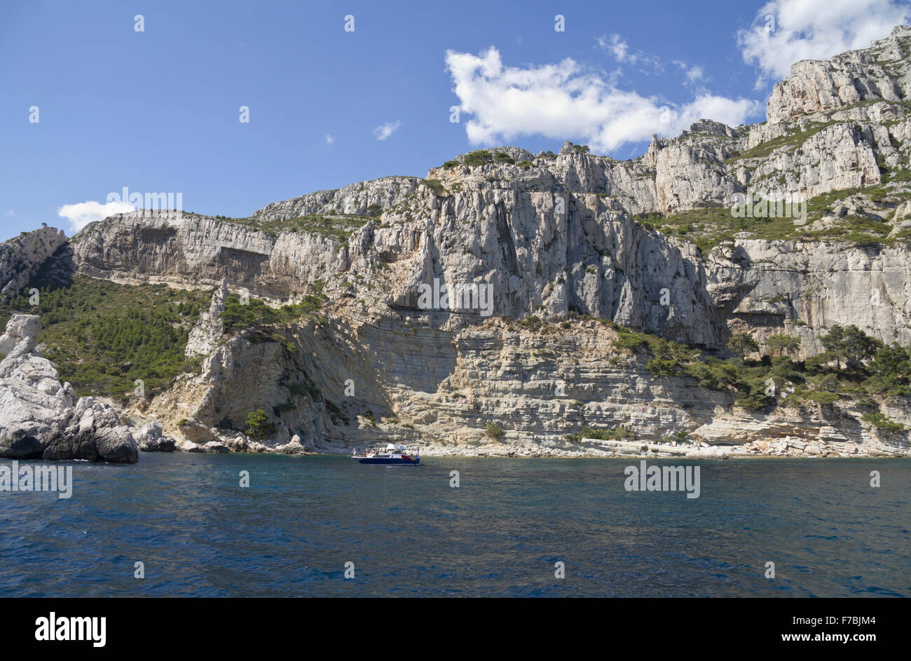Bay in Calanques, France Stock Photo - Alamy
