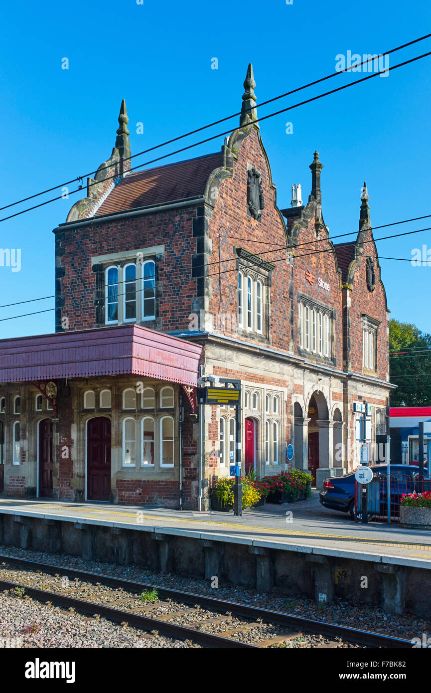 Stone Railway station, Staffordshire Stock Photo - Alamy