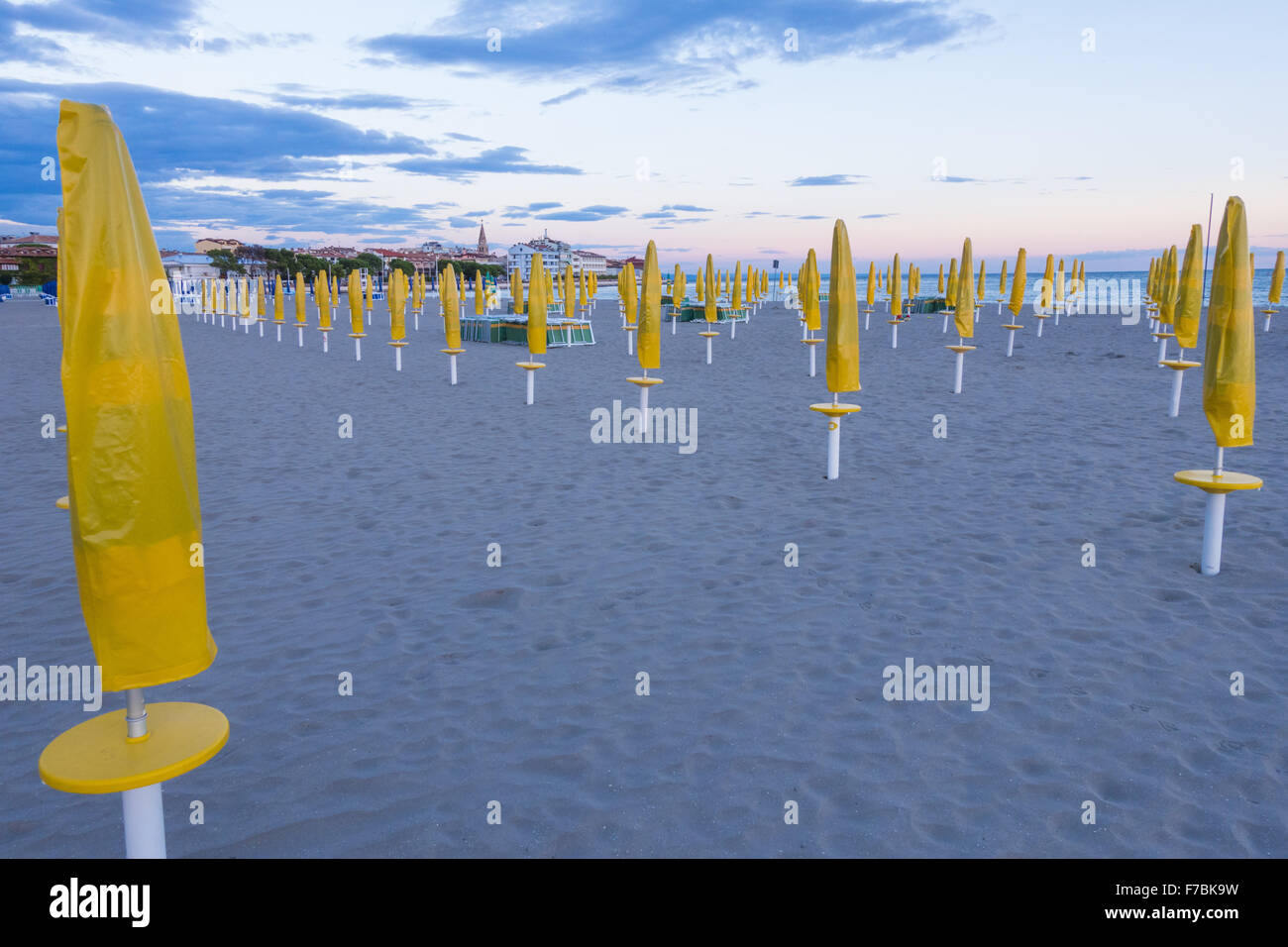 Tourist Beach Village of Grado, Friuli-Venezia Giulia, Italy, Friaul ...