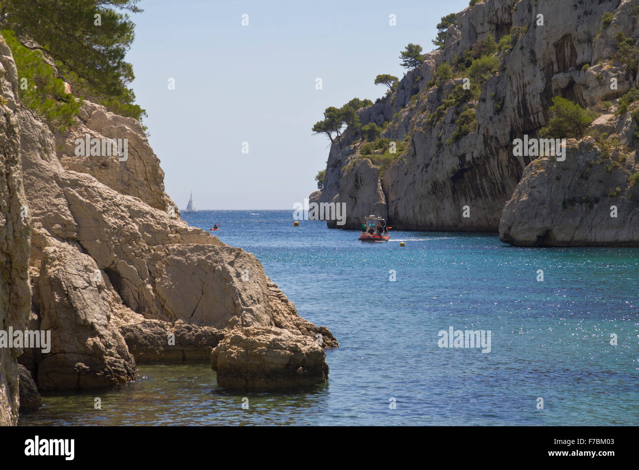 Small Bay in Calanques, France Stock Photo - Alamy