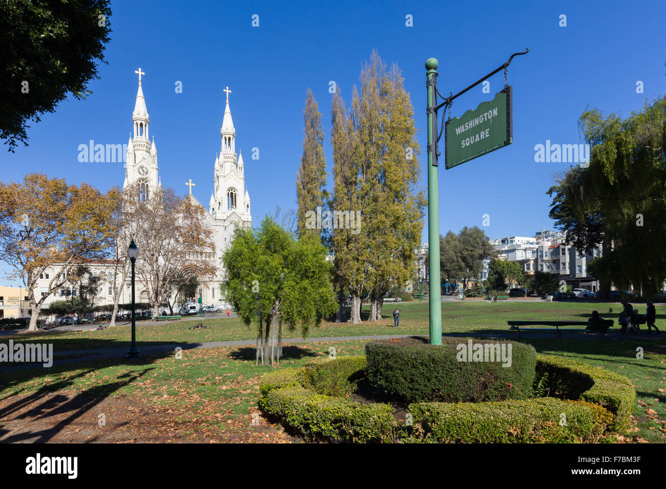 Washington Square, North Beach, San Francisco, CA Stock Photo - Alamy