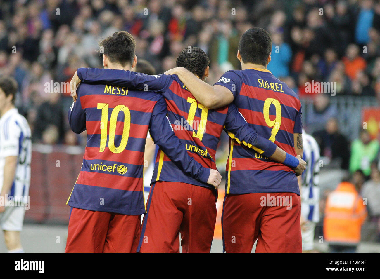 Neymar messi suarez hi-res stock photography and images - Alamy