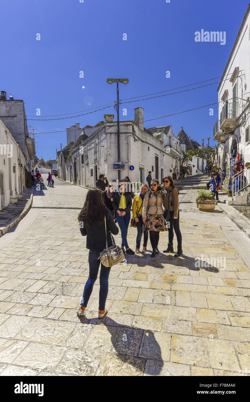 Trullo, Trulli, Alberobello, Apulia, Italy, UNESCO World Heritage Site ...