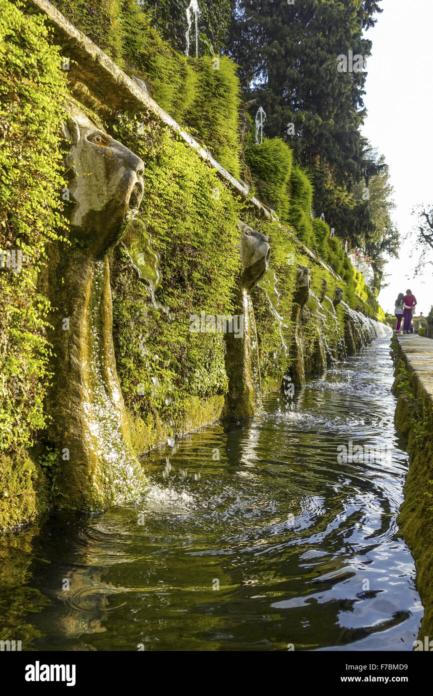 Water organ, Villa d Este, Tivoli, Latium, Italy, UNESCO World Heritage ...