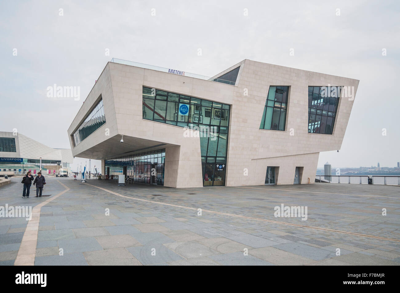 Liverpool's Pier Head ferry terminal, Mann Island, Liverpool, England ...