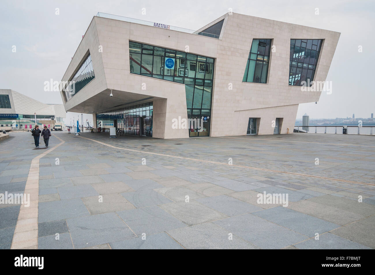 Liverpool's Pier Head ferry terminal, Mann Island, Liverpool, England ...