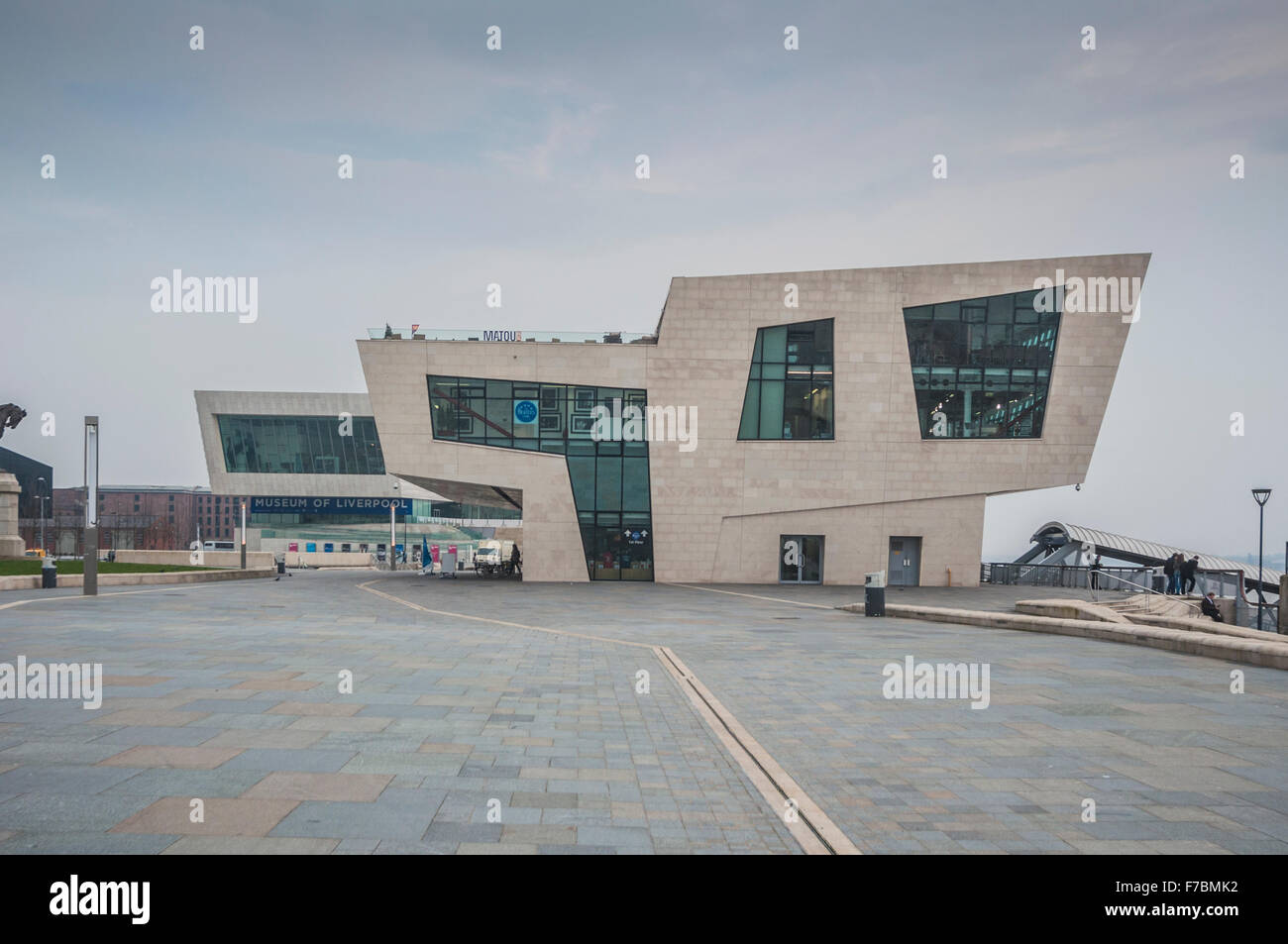 Liverpool's Pier Head ferry terminal, Mann Island, Liverpool, England ...