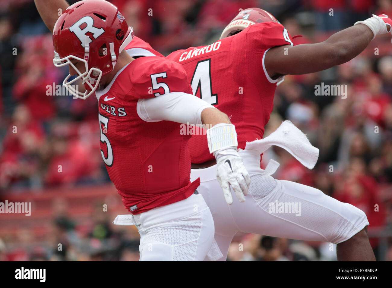 Rutgers scarlet knights wide receiver leonte carroo 4 hi-res stock ...