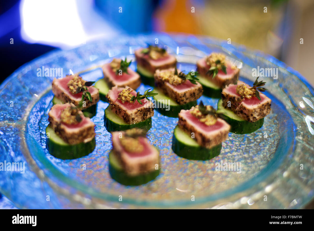 Beef canape hi-res stock photography and images - Alamy
