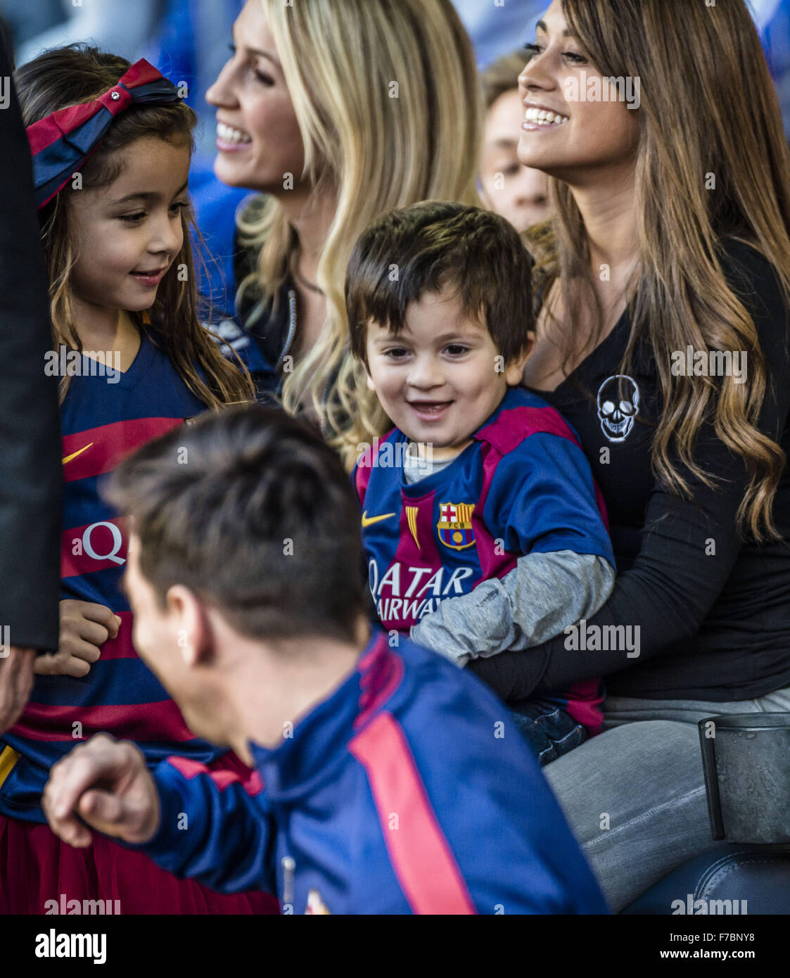 Barcelona, Catalonia, Spain. 28th Nov, 2015. Leo Messi's son THIAGO ...