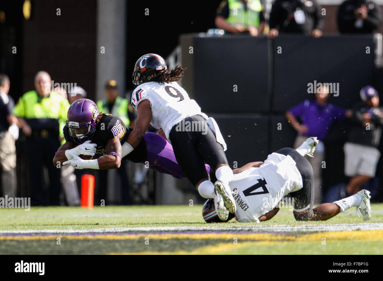Greenville, NC, USA. 28th Nov, 2015. wide receiver Davon Grayson (85 ...