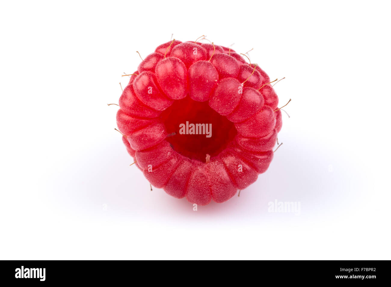 Fresh raspberry isolated on a white background Stock Photo - Alamy
