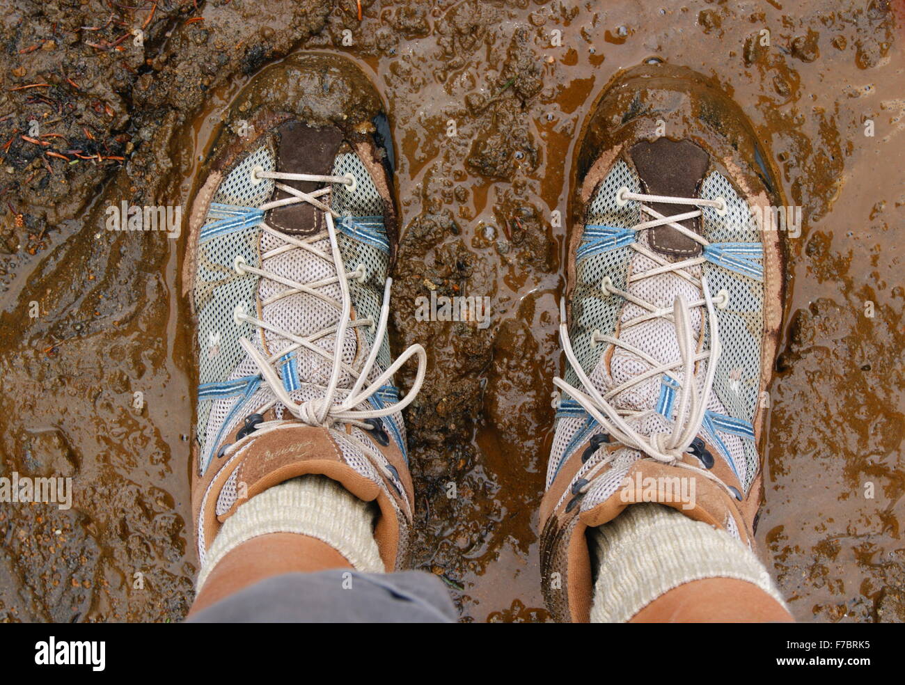 Hiking in the mud hi-res stock photography and images - Alamy