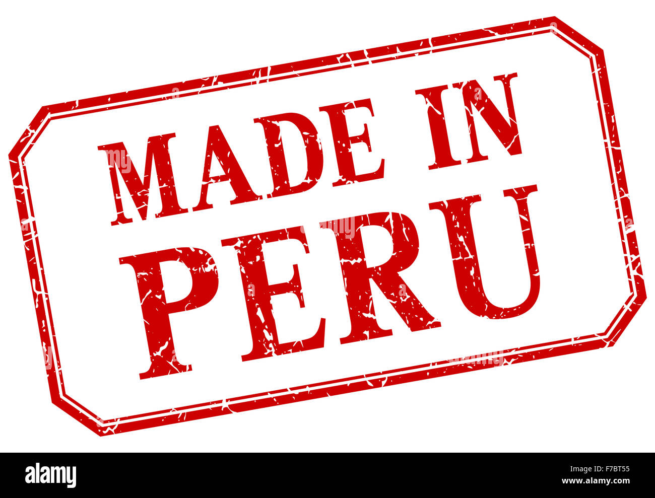 Made in peru red stamp hi-res stock photography and images - Alamy