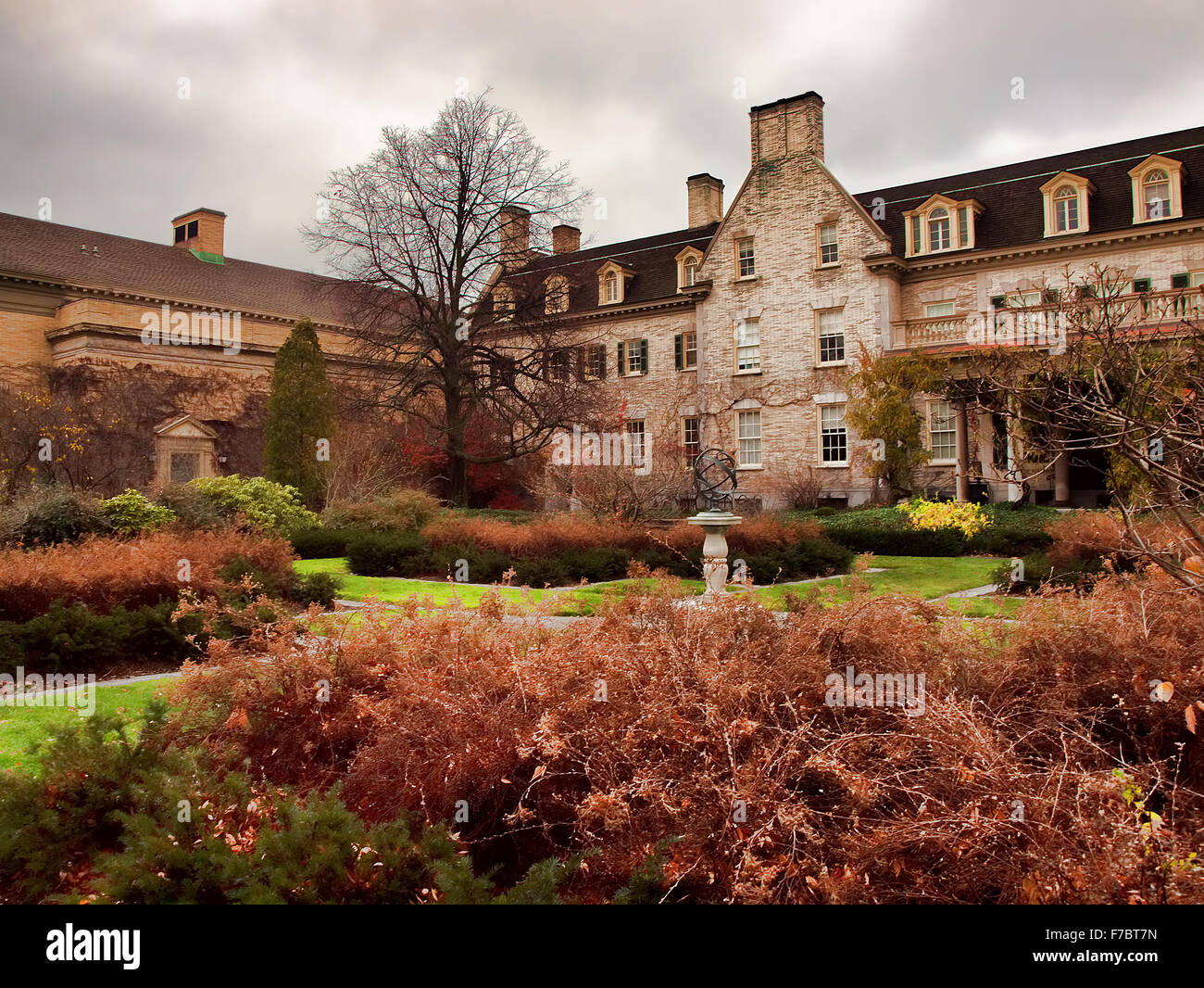 Rochester, New York, USA. November 28, 2015. The grounds of the George ...