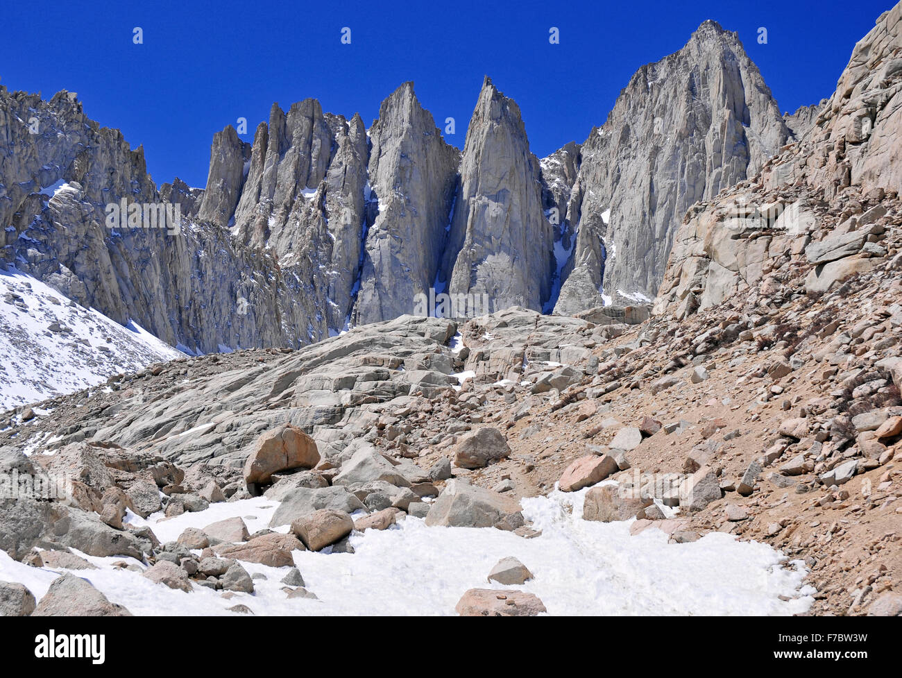 Mount Whitney, California 14er, state high point and highest peak in ...
