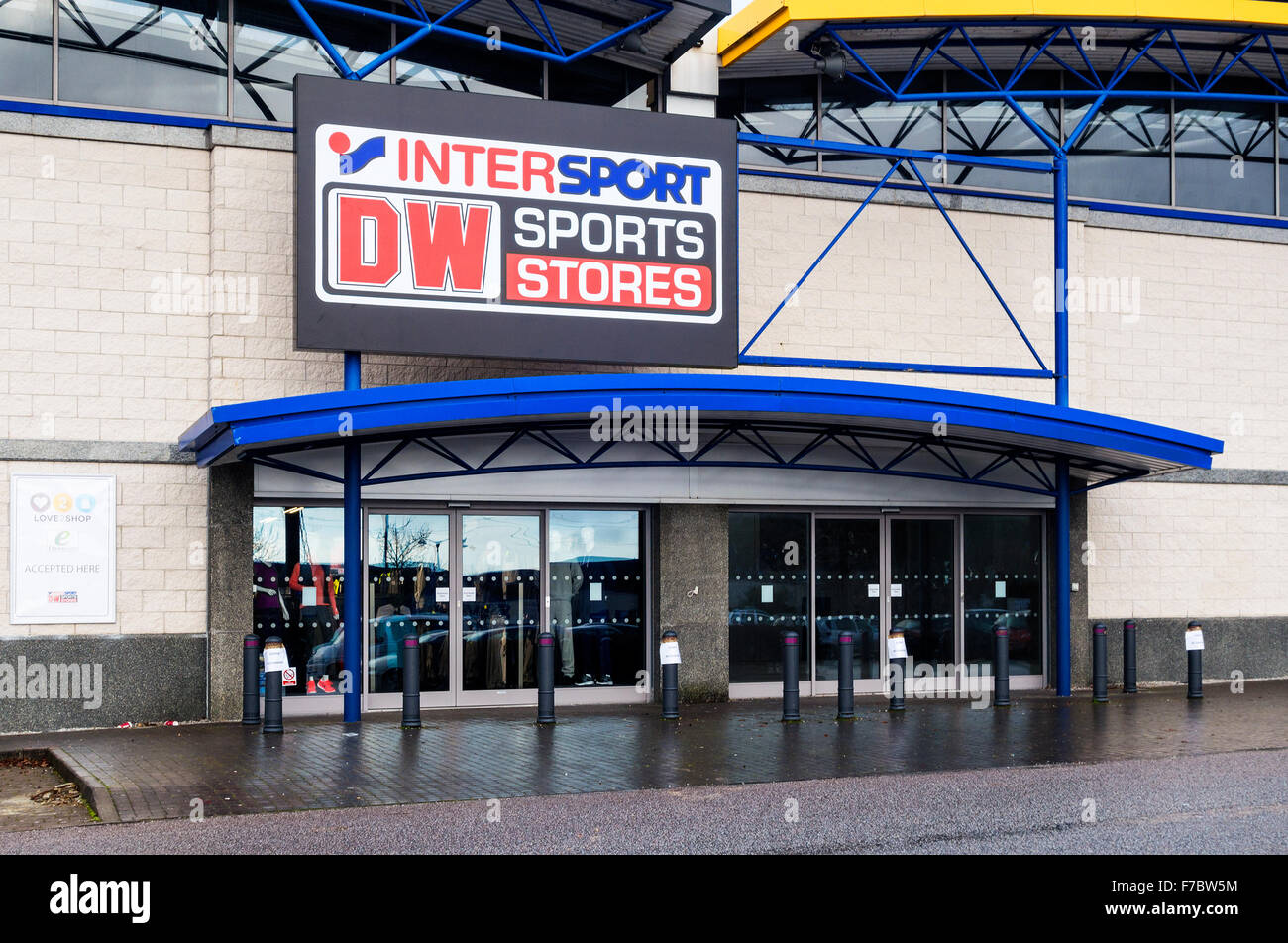 A DW Intersport store Stock Photo - Alamy