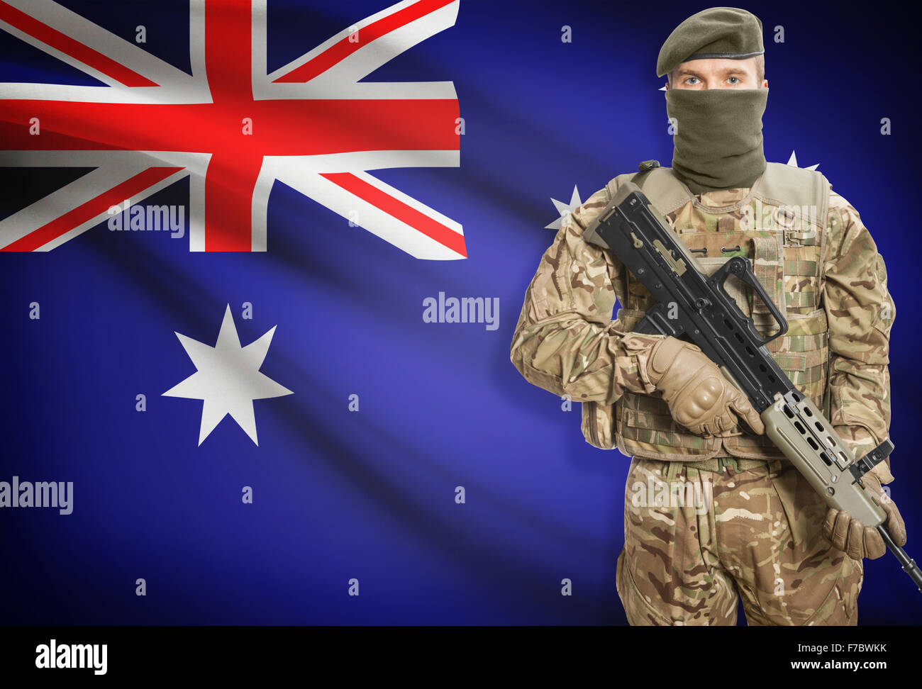 Australian commando hi-res stock photography and images - Alamy