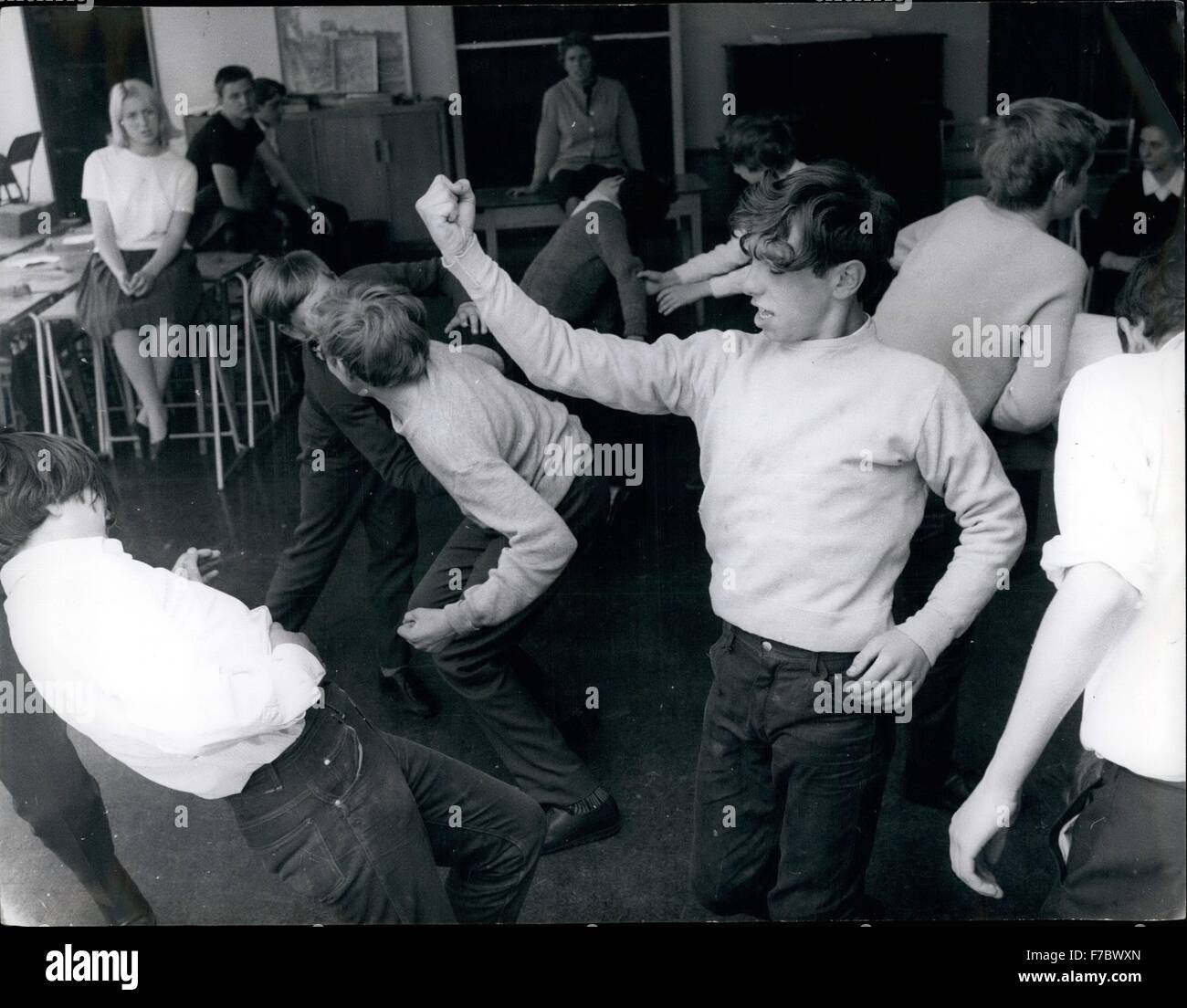 1972 - Not a Classroom brawl - but free expression at Larkfield school ...