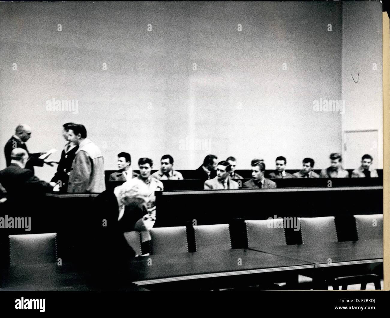 1956 - A process against 44 teddy-boys was inaugurated in Hannover this ...