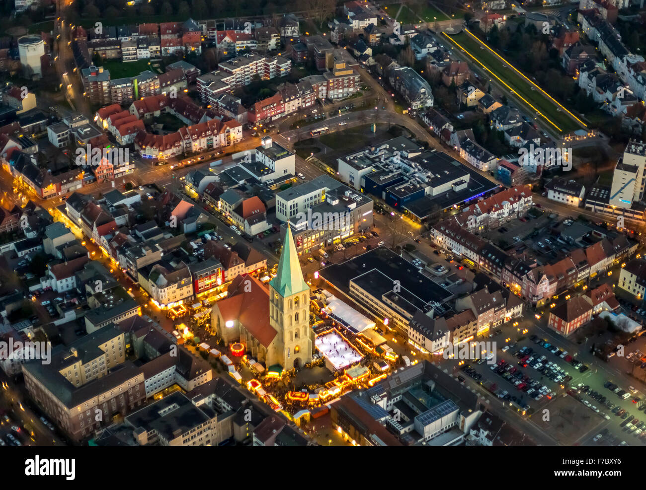 Paulus Church, St. Paul's Church with Hammer Christmas market, ice rink ...