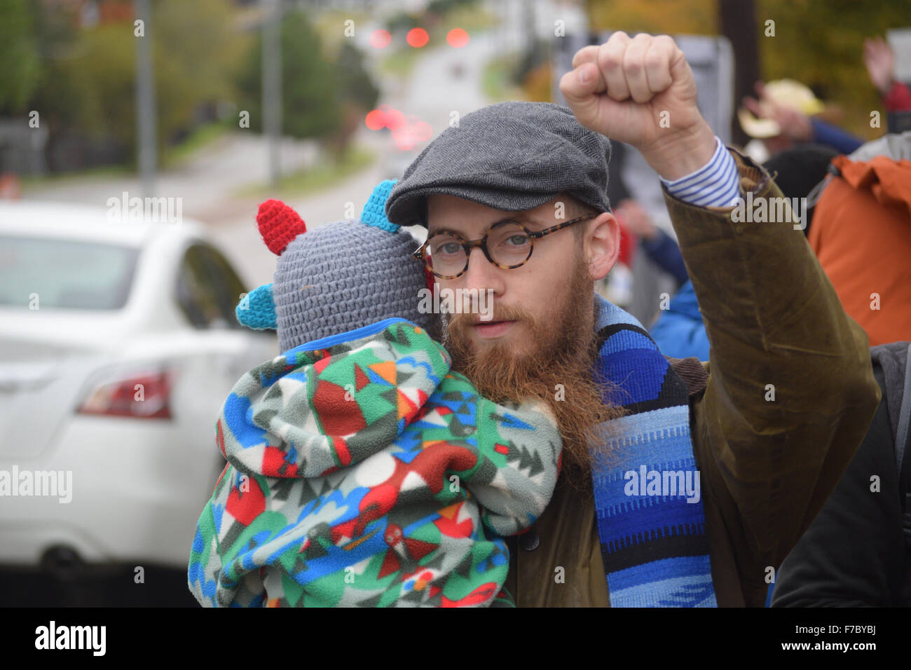 Irving, Texas, USA. 28th Nov, 2015. Denton resident Jeff Hood ...