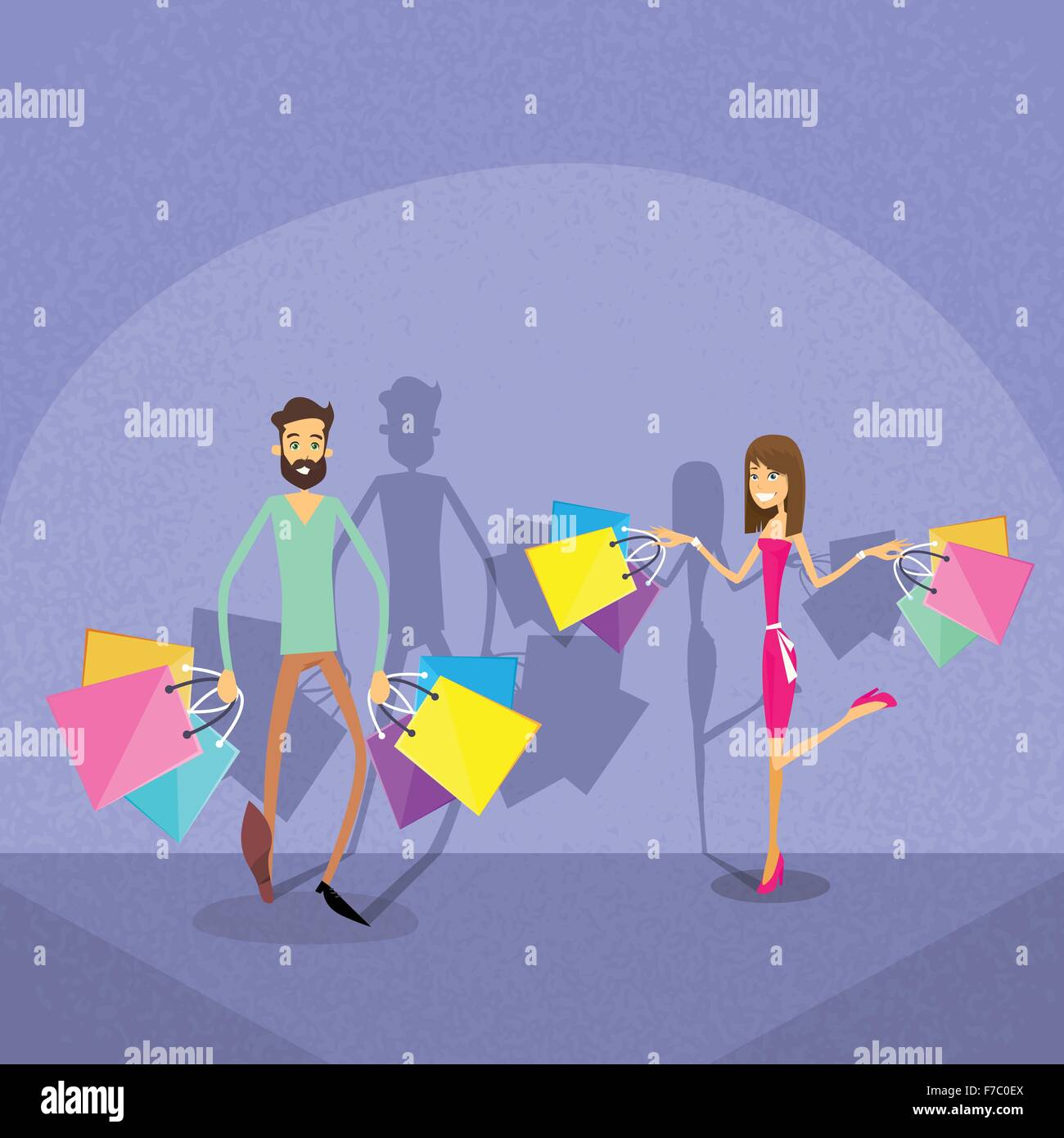 Man carrying woman walking Stock Vector Images - Alamy