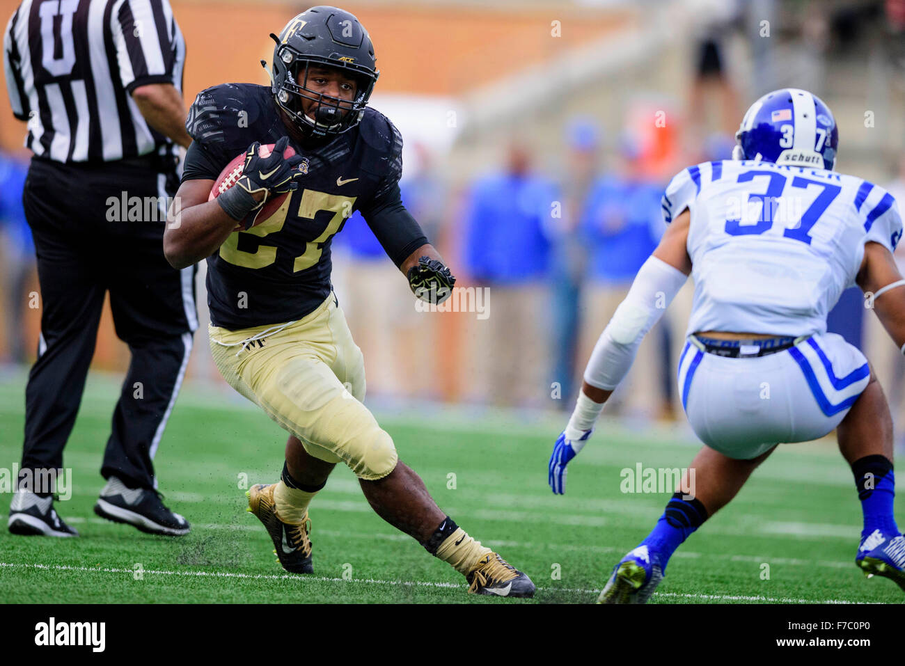 Wake forest running back tyler hi-res stock photography and images - Alamy