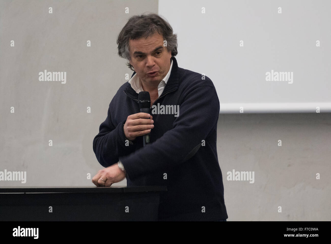 Alexandre Jardin, author and founder of the association "Bleu Blanc ...