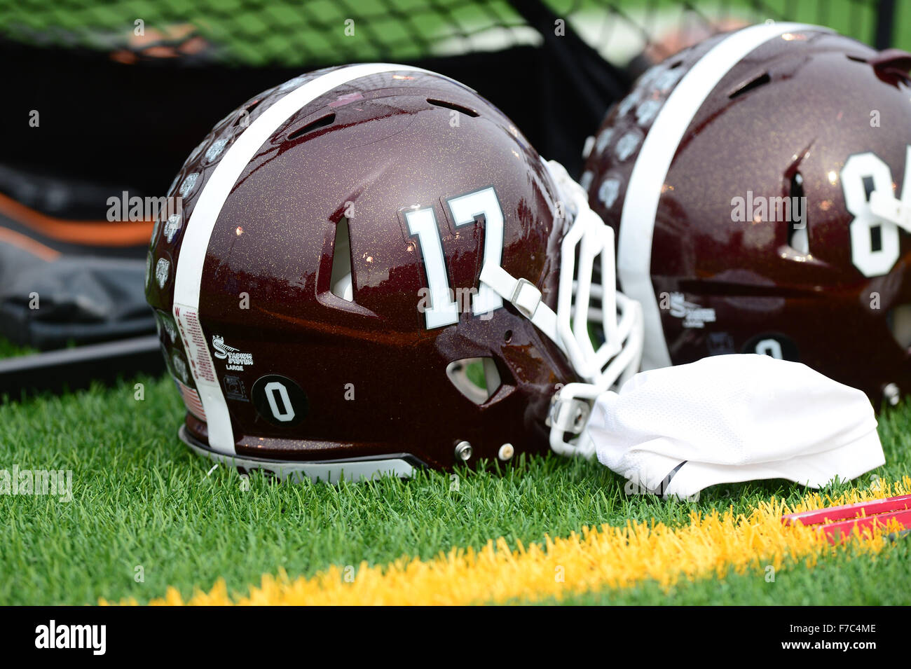 Chattanooga, Tennessee, USA. 28th Nov, 2015. Fordham helmet during the ...