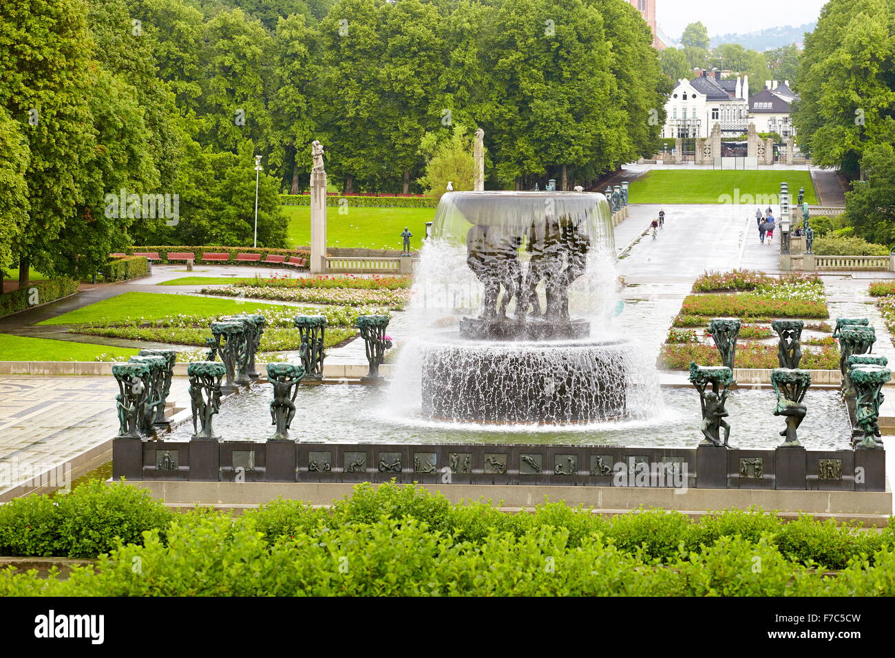 Vigeland Sculpture Park, Vigelandsparken, Oslo, Norway Stock Photo - Alamy