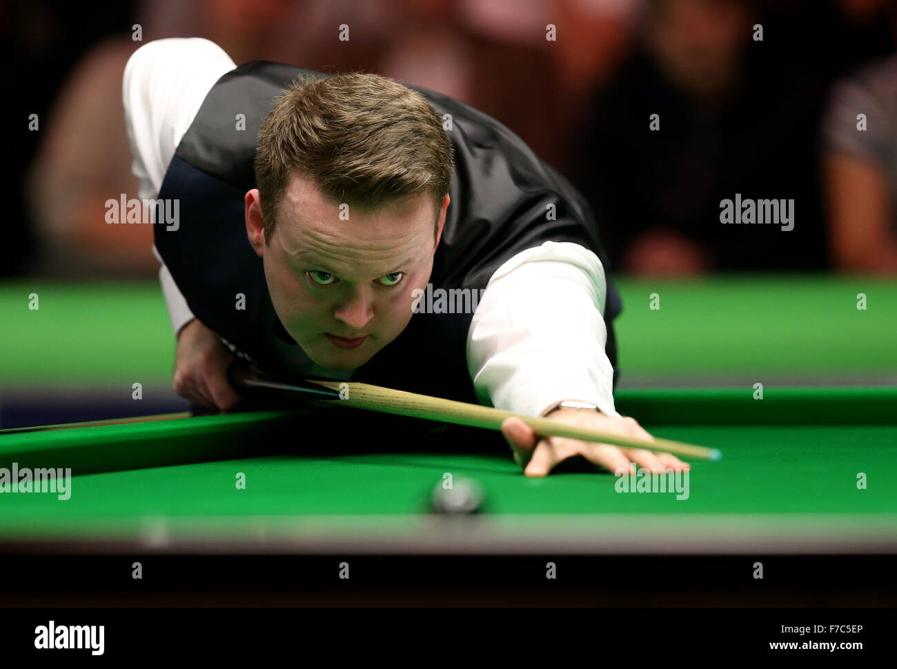 York. 28th Nov, 2015. Shaun Murphy of England competes during his ...