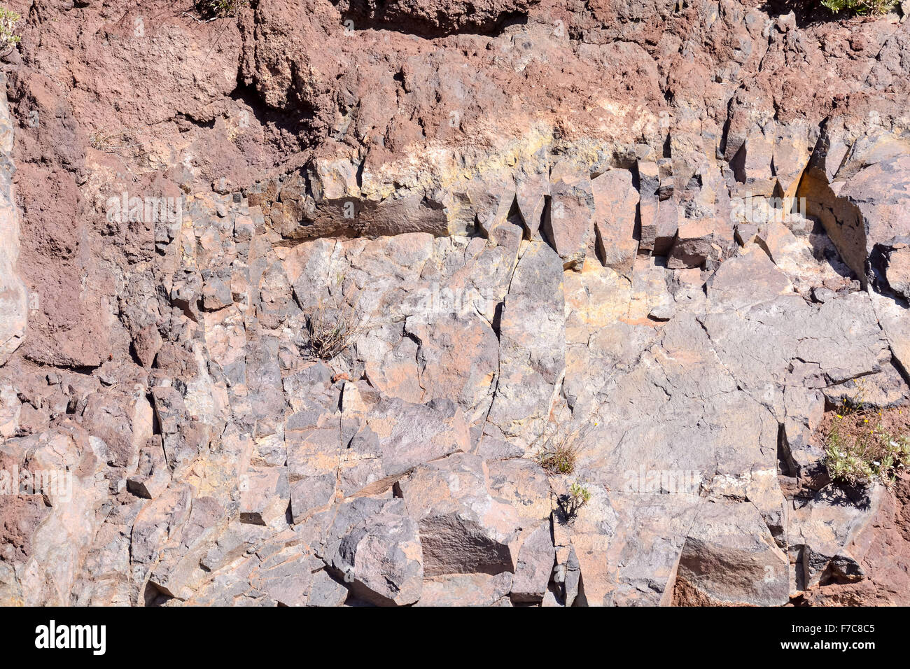 Dry Lava Basaltic Rock Stock Photo - Alamy