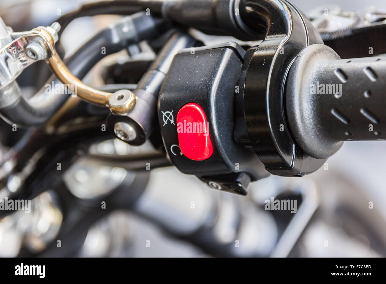 Switch control motorcycle Stock Photo - Alamy
