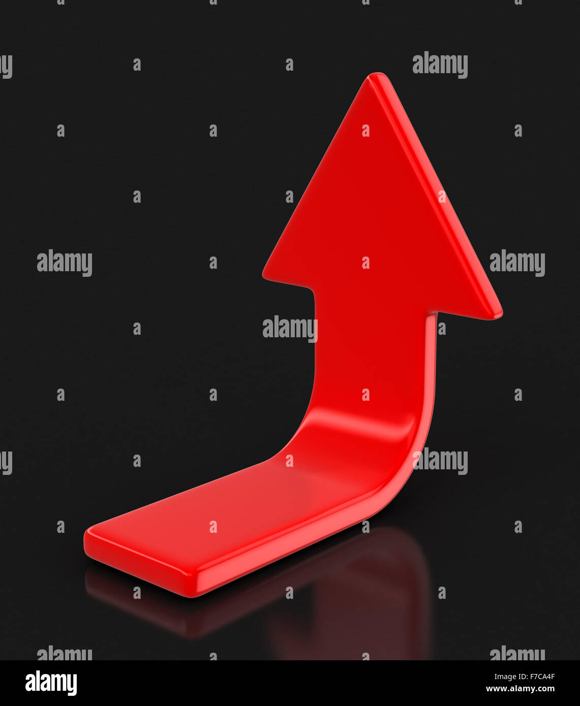 Arrow up. Image with clipping path Stock Photo - Alamy