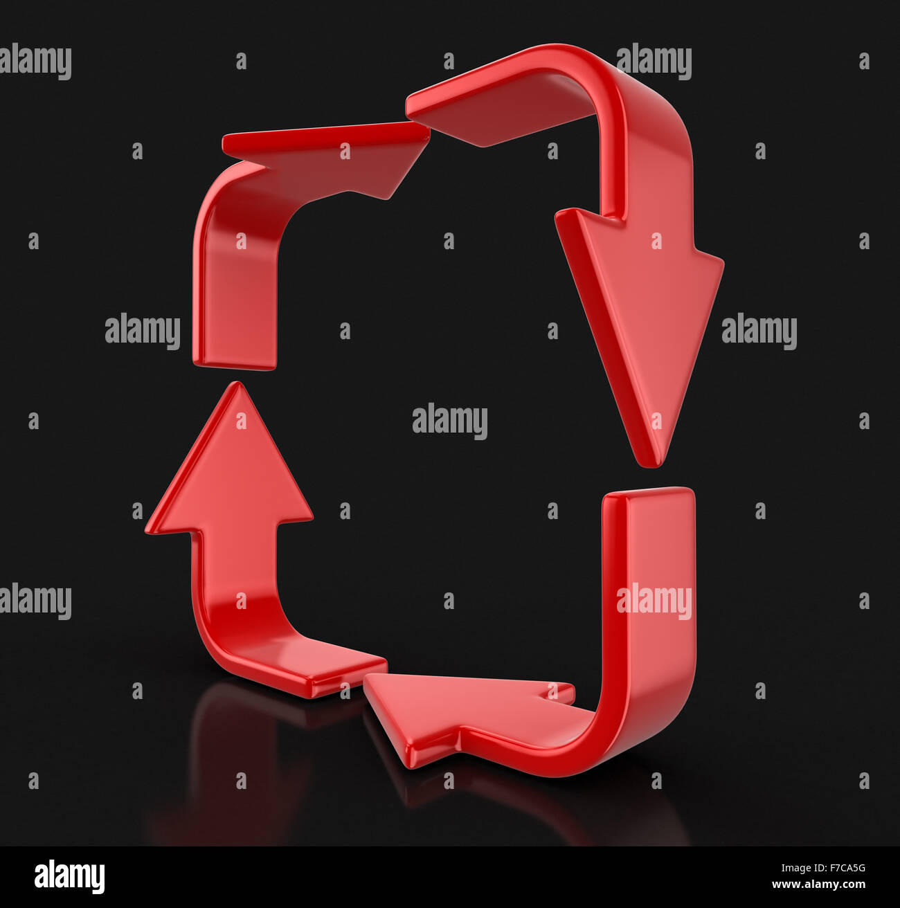 Arrow loop. Image with clipping path Stock Photo - Alamy